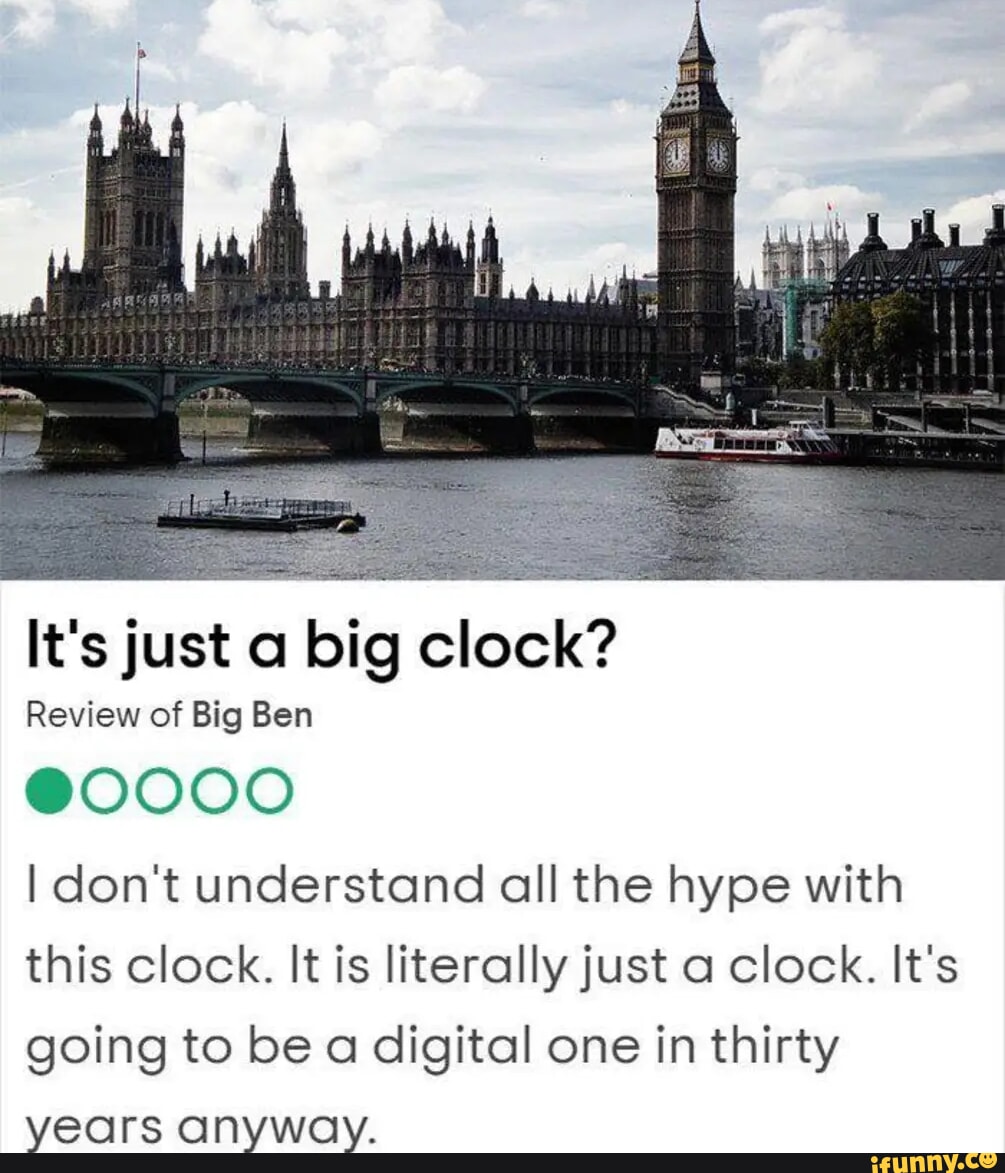 It's just a big clock? Review of Big Ben @0000 I don't understand all ...