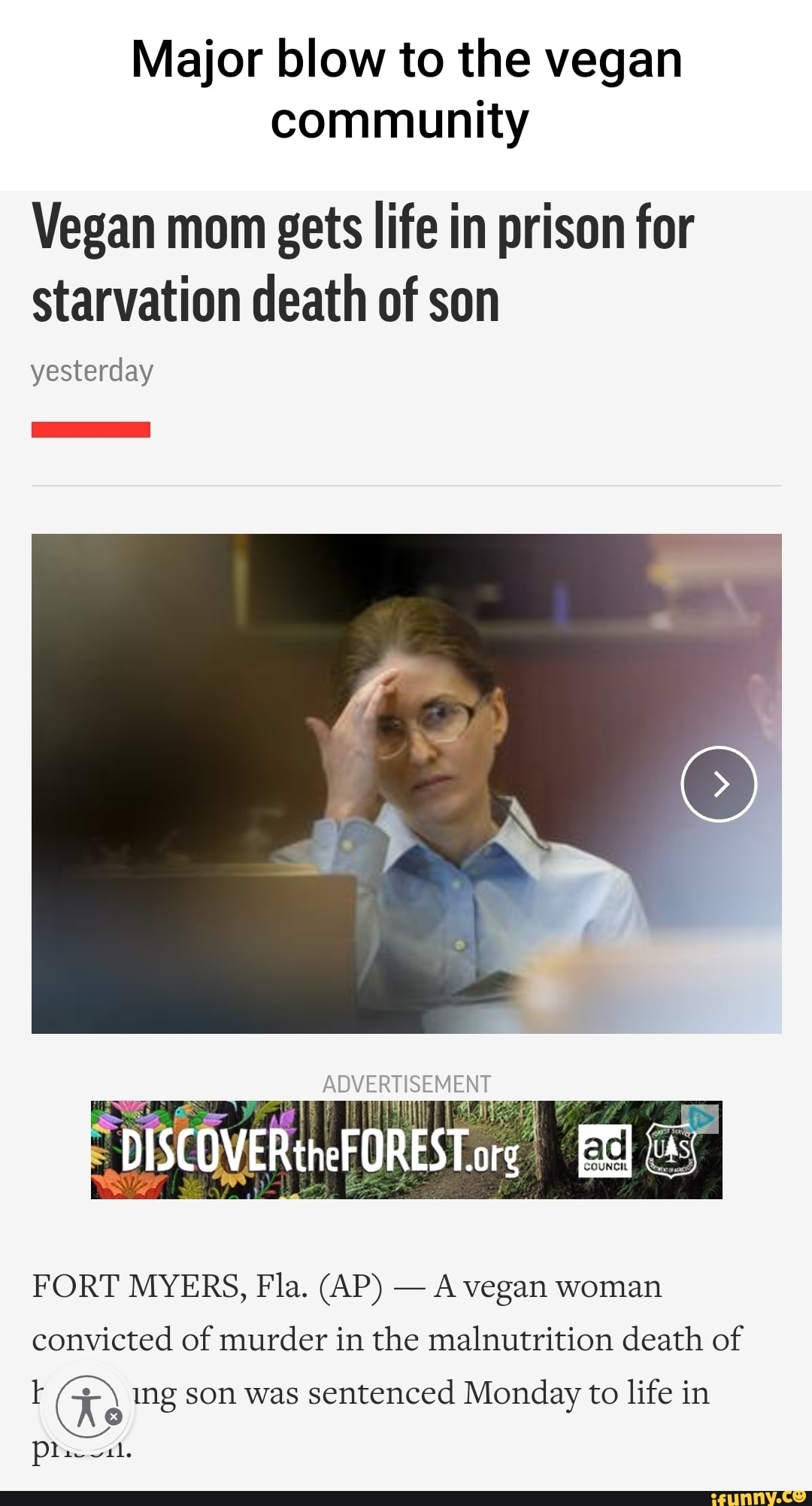 Major Blow To The Vegan Community Vegan Mom Gets Life In Prison For