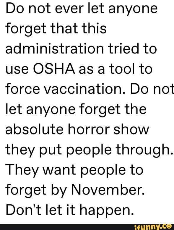 Do not ever let anyone forget that this administration tried to use ...