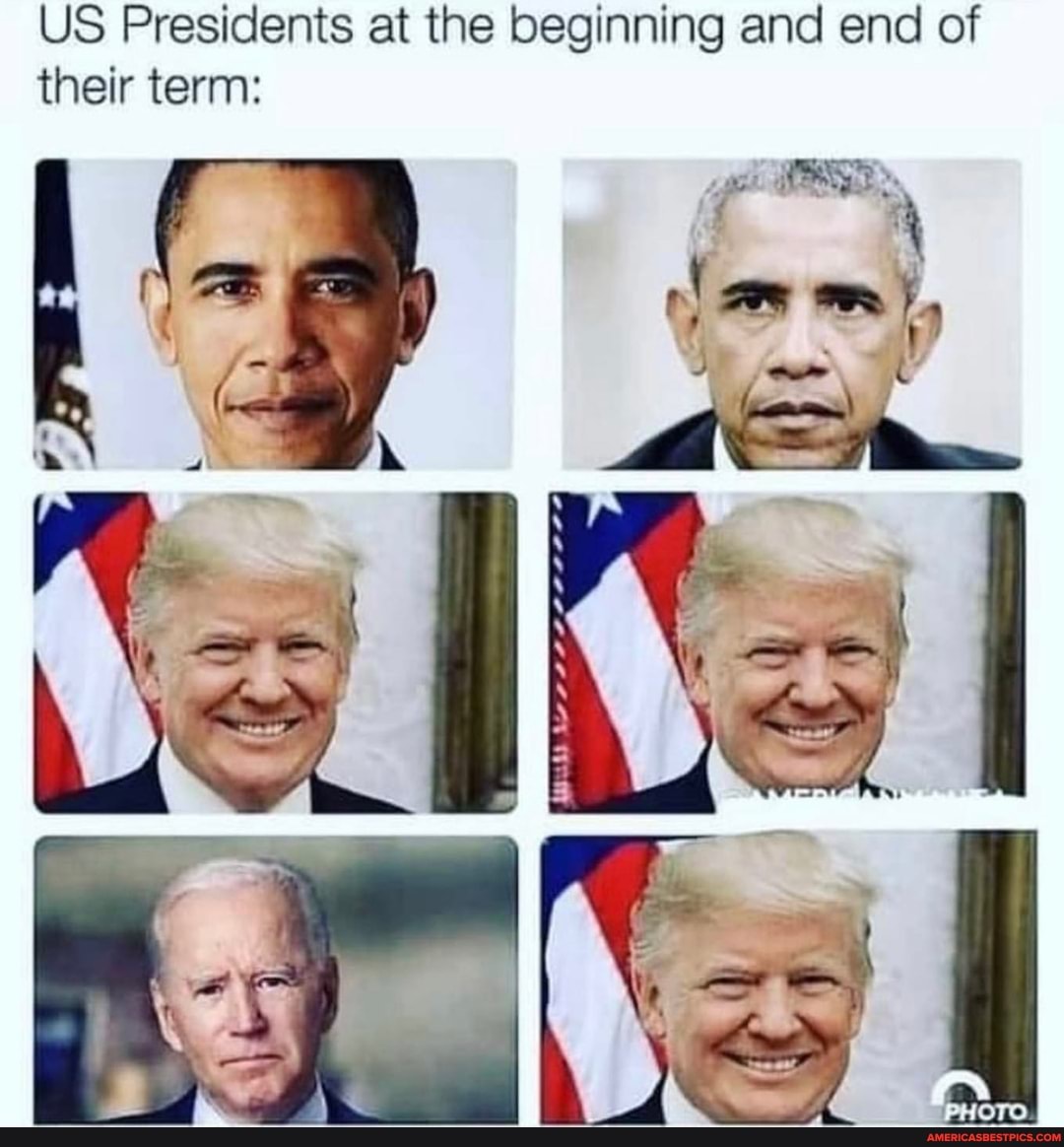 US Presidents at the beginning and end of their term: - America’s best ...