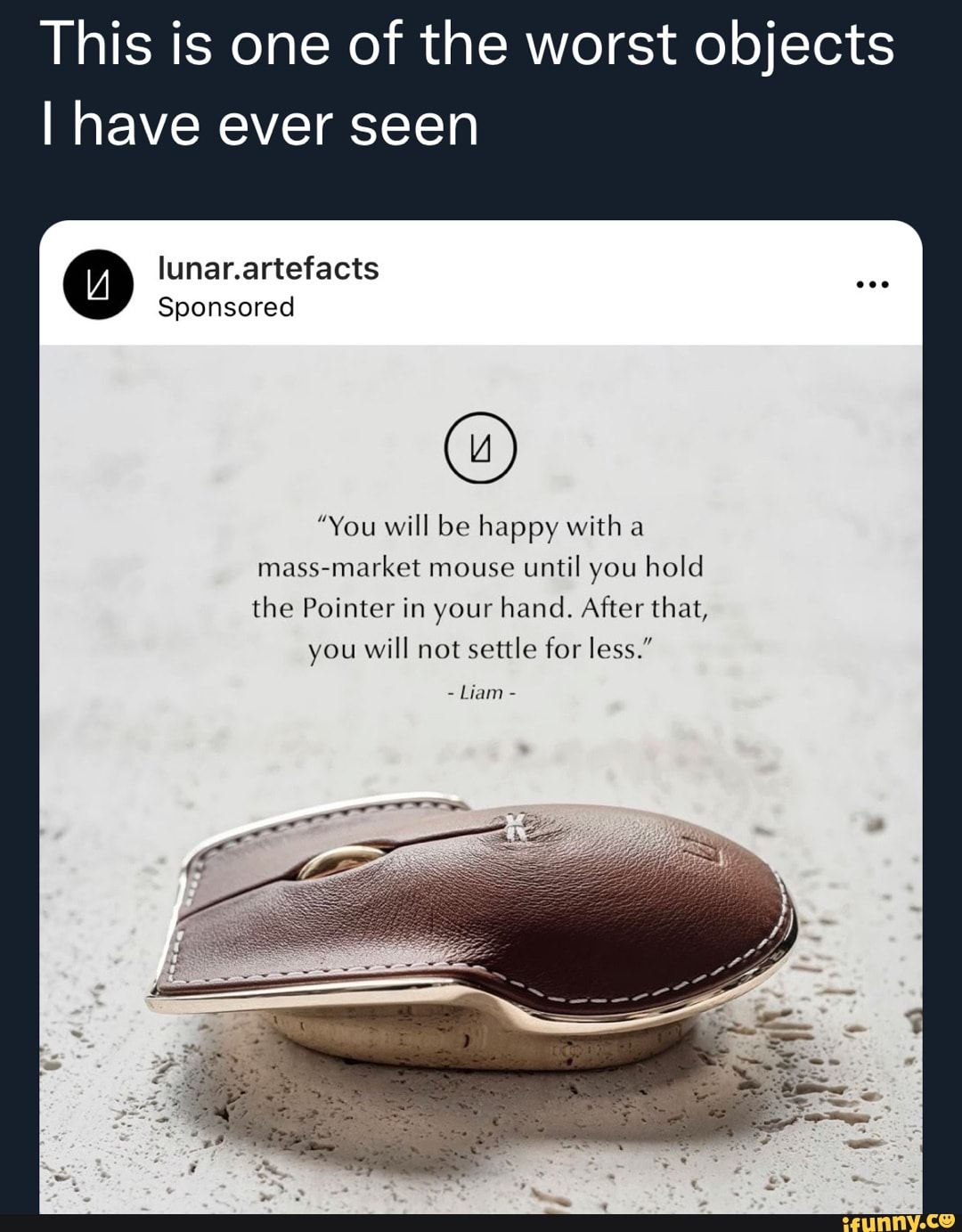 This is one of the worst objects I have ever seen lunar.artefacts ...