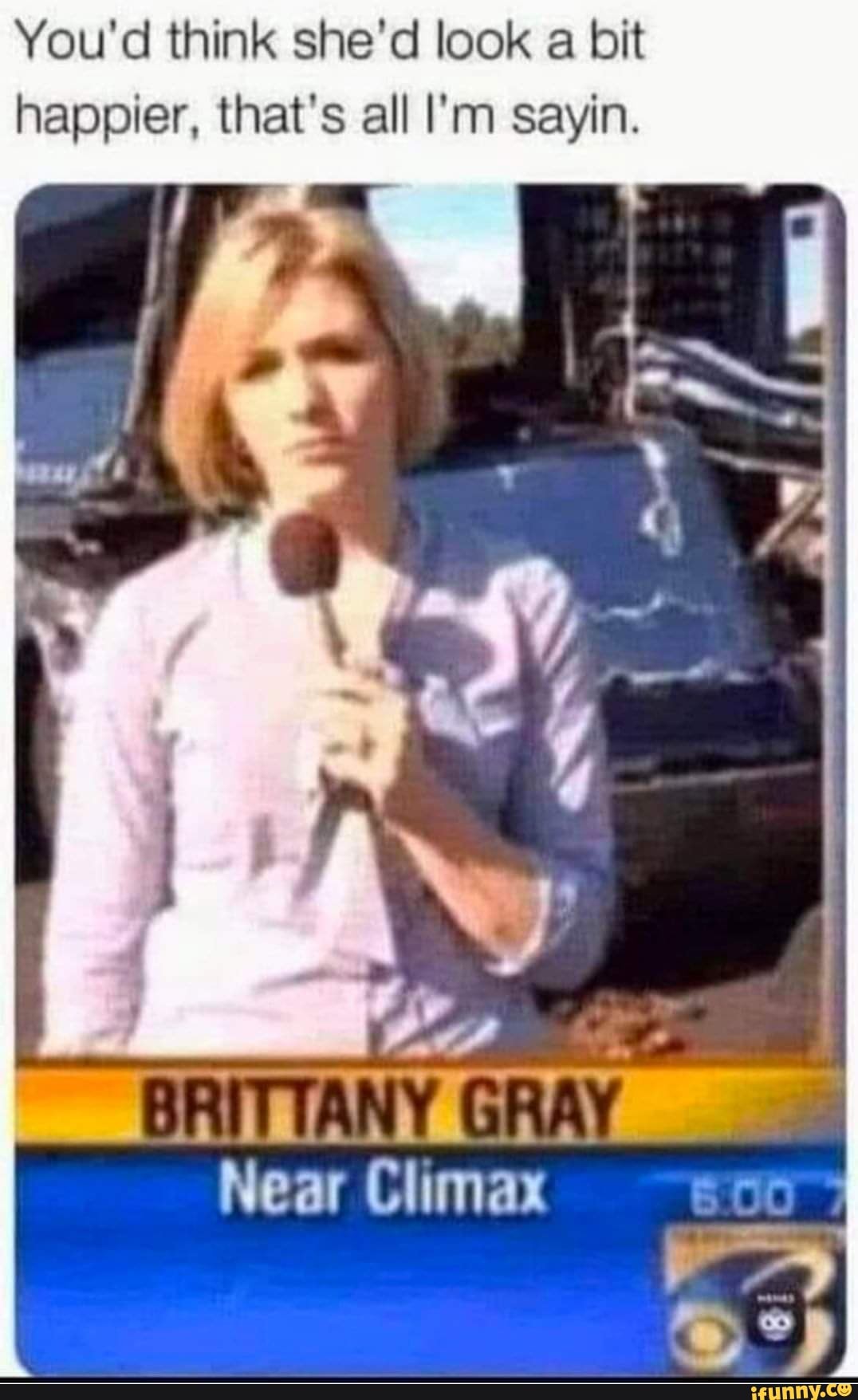 You'd think she'd look a bit happier, that's all I'm sayin. NY G latal ...