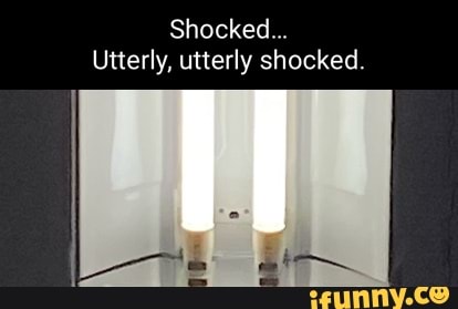 Shocked Utterly, utterly shocked - iFunny