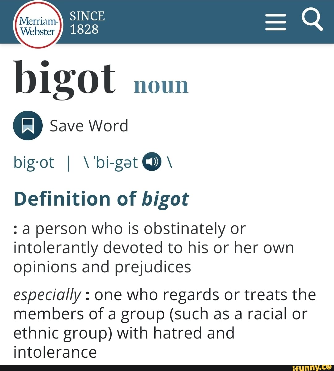 Bigot Definition