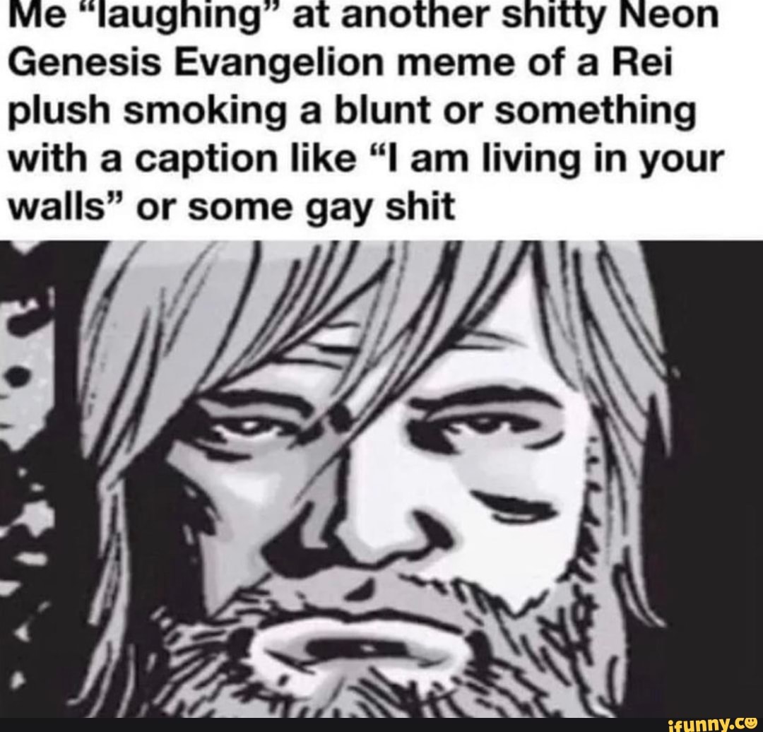 Vie "laughing' at another shitty Neon Genesis Evangelion meme of a Rel ...