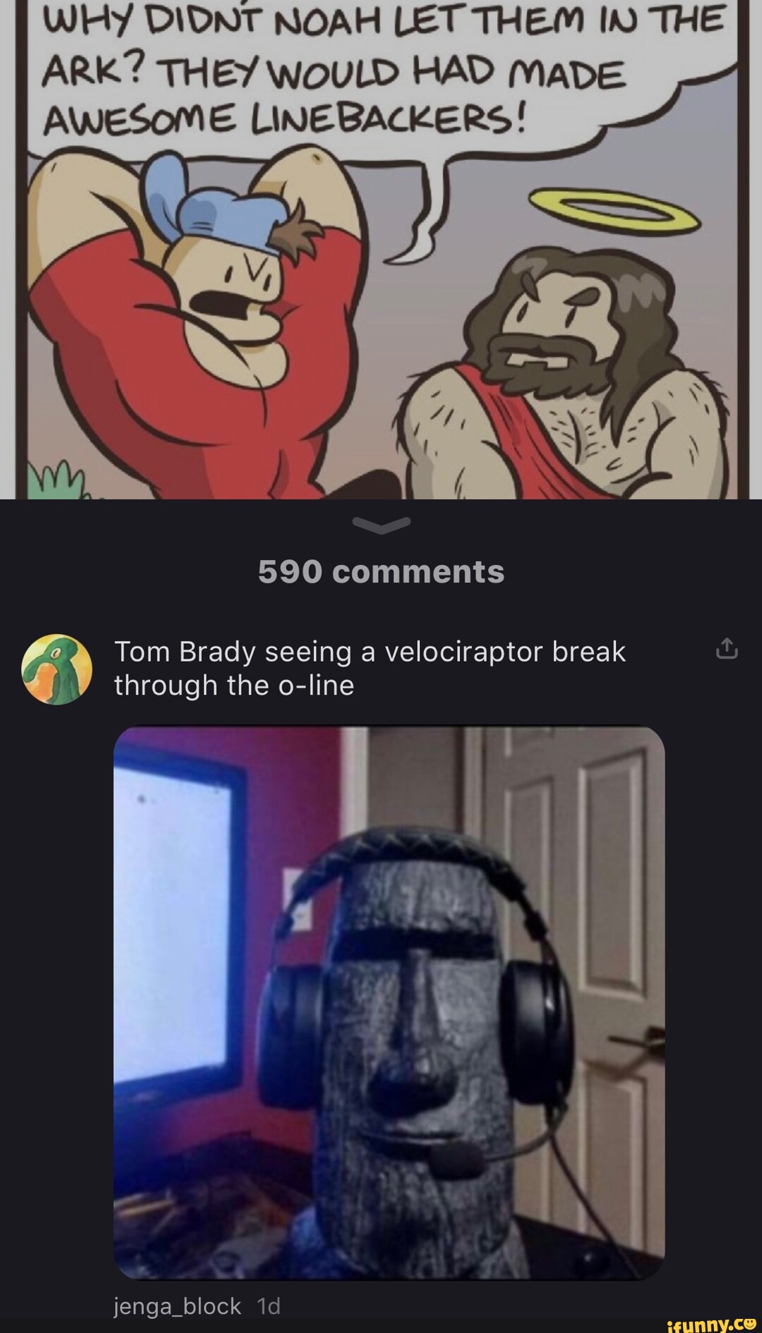 WHY DIDNT NOAH LET THEM THE ARK? THEY WOULD HAD mabe AWESOME ...