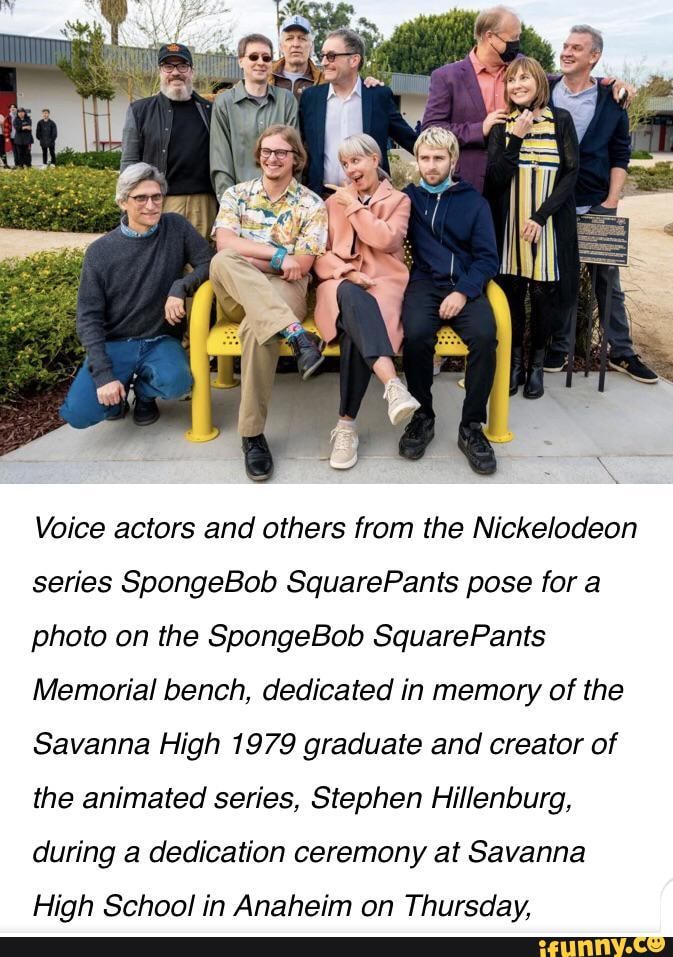 Voice actors and others from the Nickelodeon series SpongeBob ...