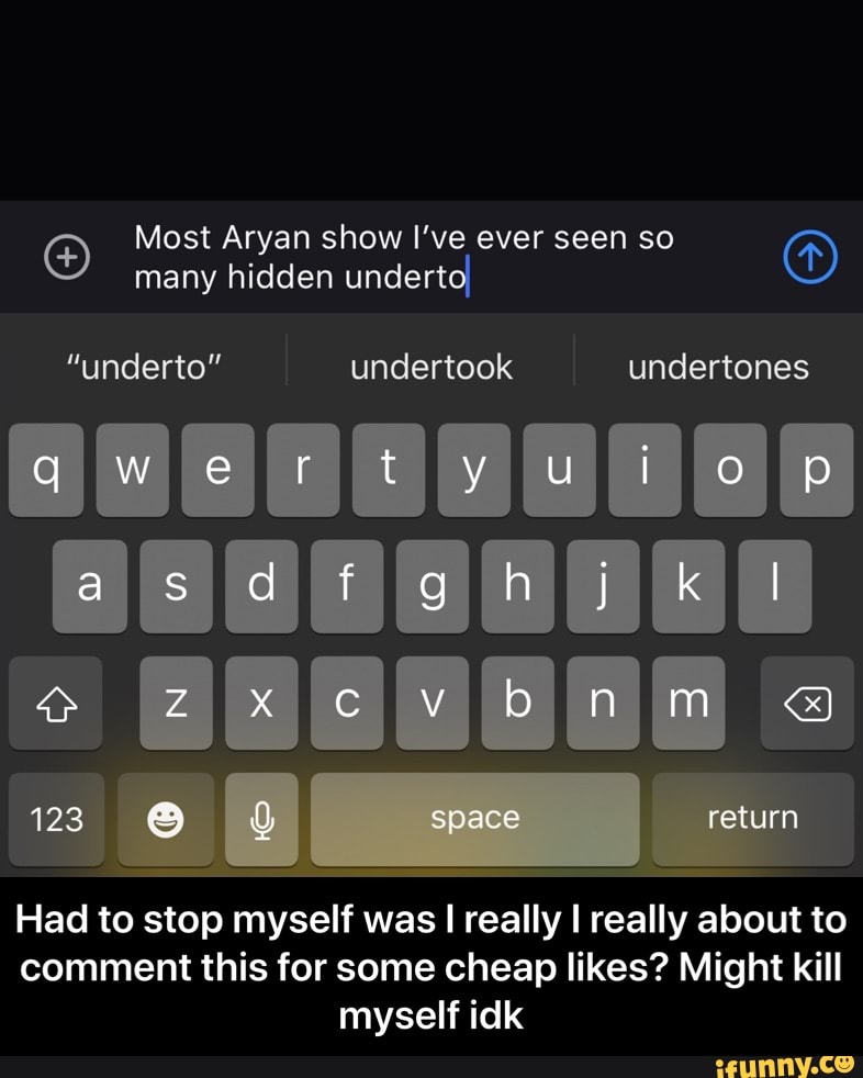 Most Aryan show I've ever seen so many hidden undertoI "underto ...