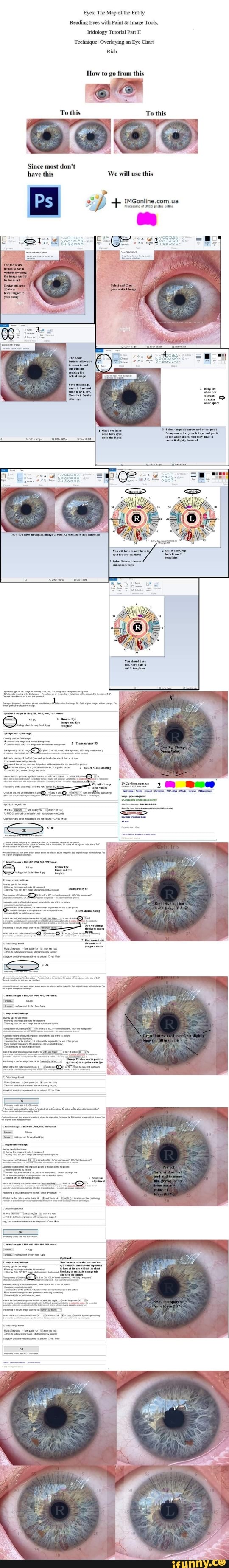 Eyes; The Map of the Entity Reading Eyes with Paint & Image Tools ...