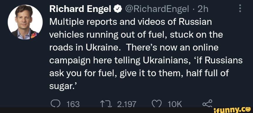 Richard Engel @ @RichardEngel Multiple reports and videos of Russian ...