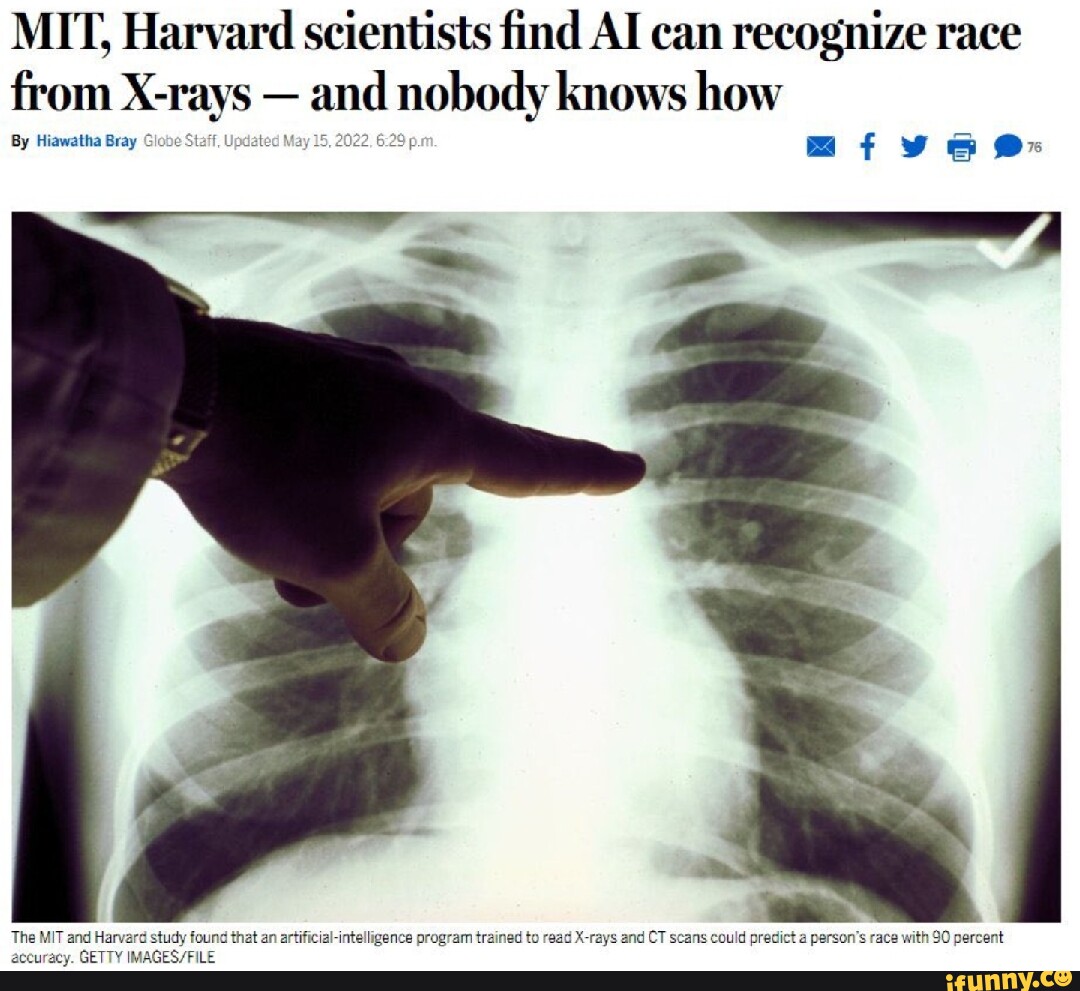 MIT, Harvard scientists find AI can recognize race from Bray - and ...