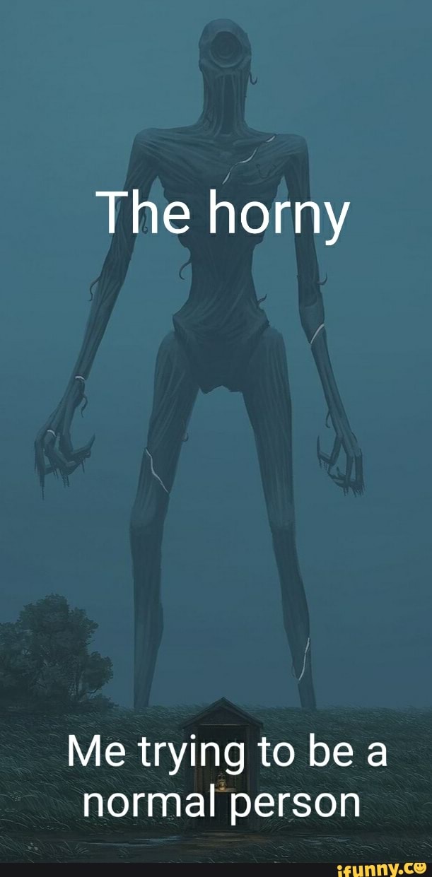 The horny Me trying to be a normal person - iFunny