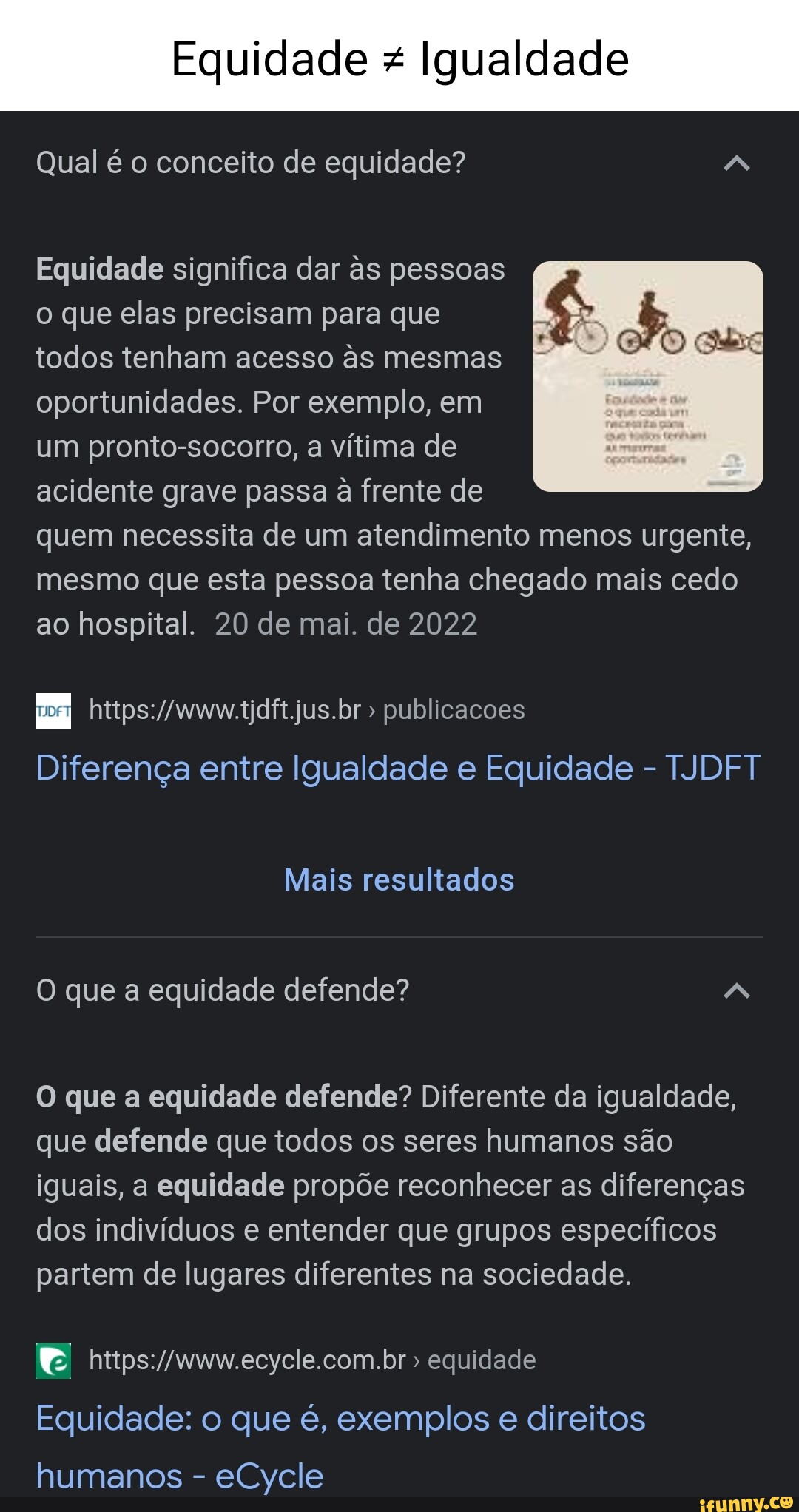 Equidade * Igualdade Qual é o conceito de equidade? PAN Equidade ...