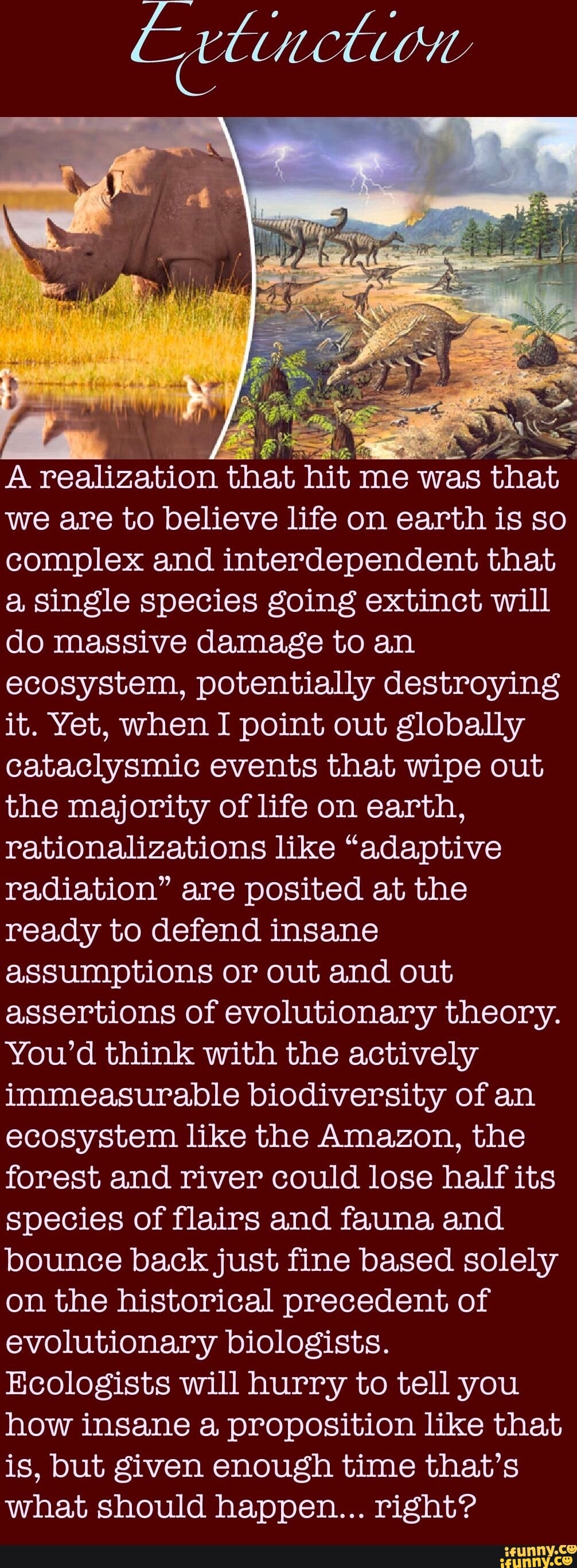 Ecosystem memes. Best Collection of funny Ecosystem pictures on iFunny