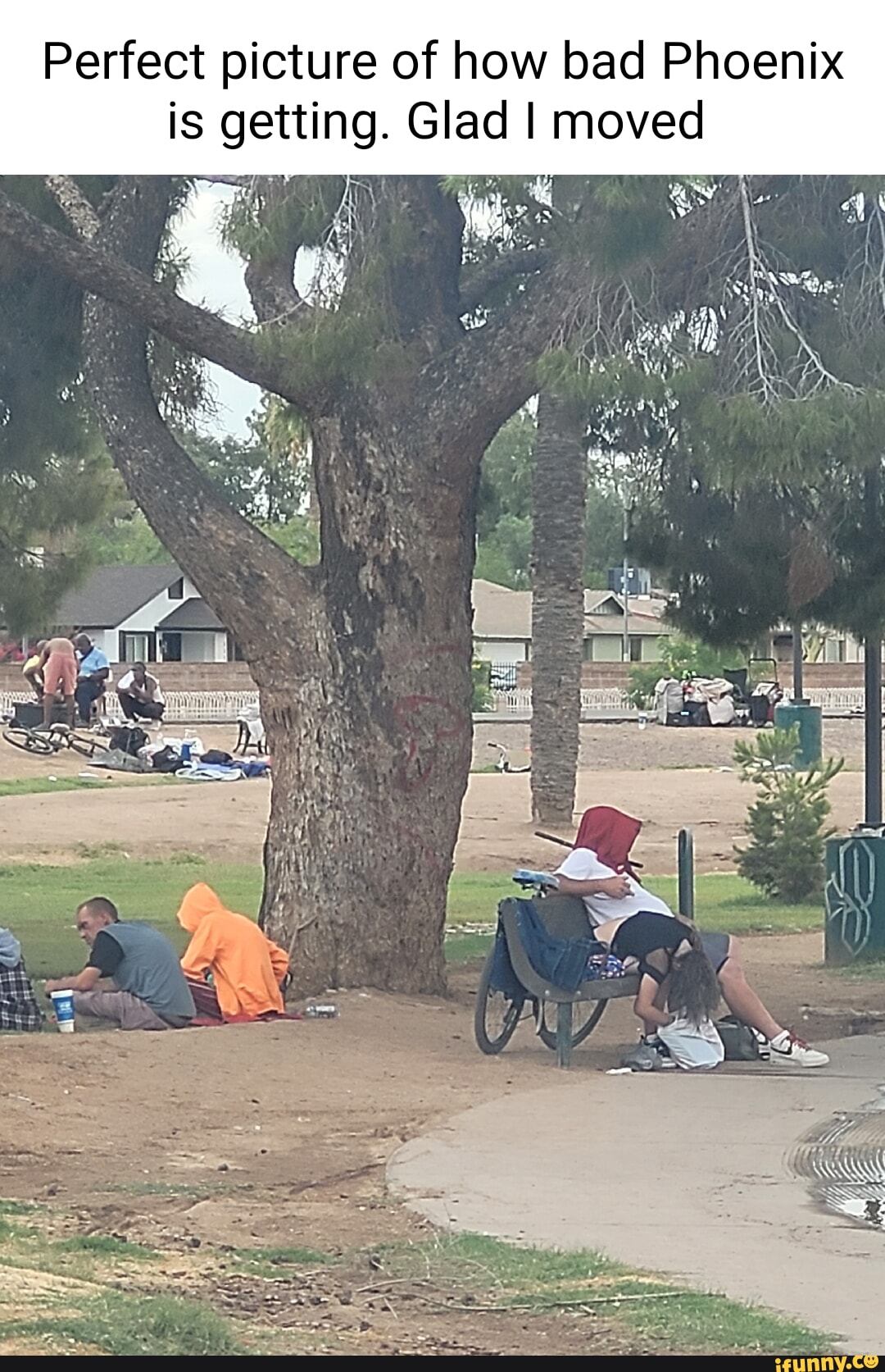 Perfect picture of how bad Phoenix is getting. Glad I moved - iFunny