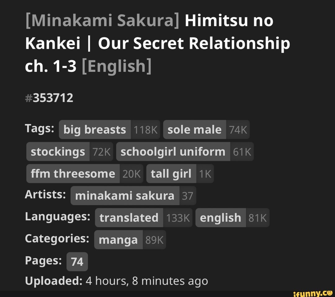 [Minakami Sakura] Himitsu no Kankei I Our Secret Relationship ch. 1-3 ...