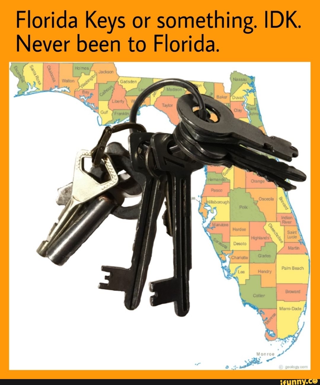 Florida Keys or something. IDK. Never been to Florida. - iFunny