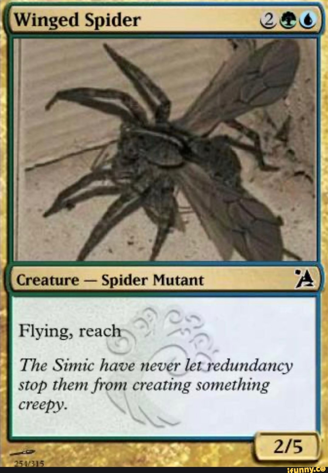 Winged Spider The Simic have never let redundancy stop them from ...