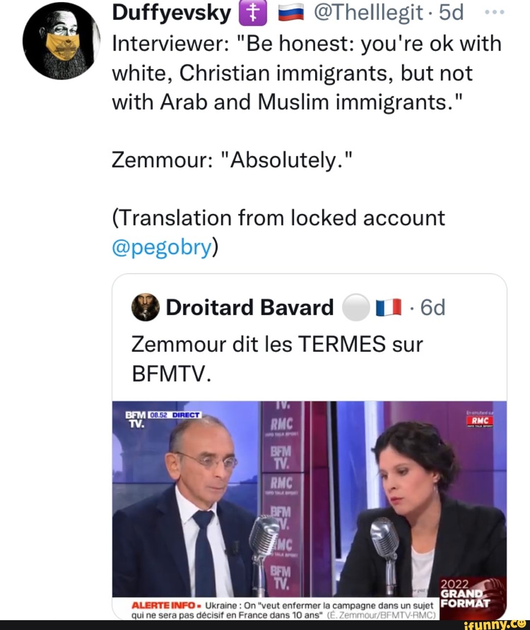 Bfmtv memes. Best Collection of funny Bfmtv pictures on iFunny