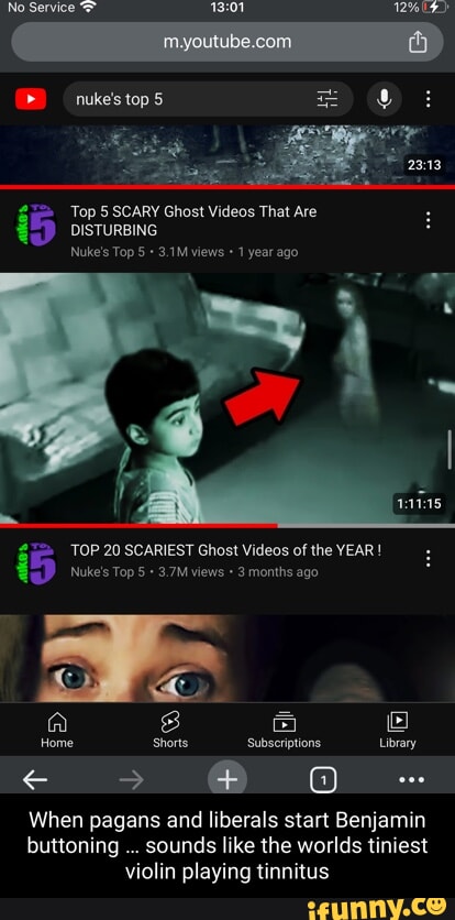 No Service nuke's top 5 Top 5 SCARY Ghost Videos That Are DISTURBING ...