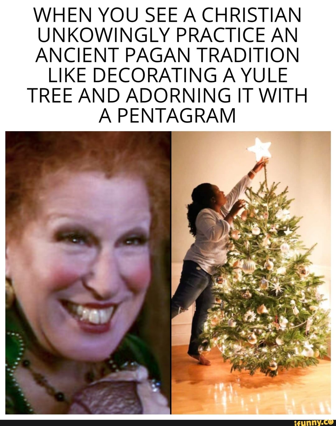 WHEN YOU SEE A CHRISTIAN UN OWINGLY PRACTICE AN ANCIENT PAGAN TRADITION ...