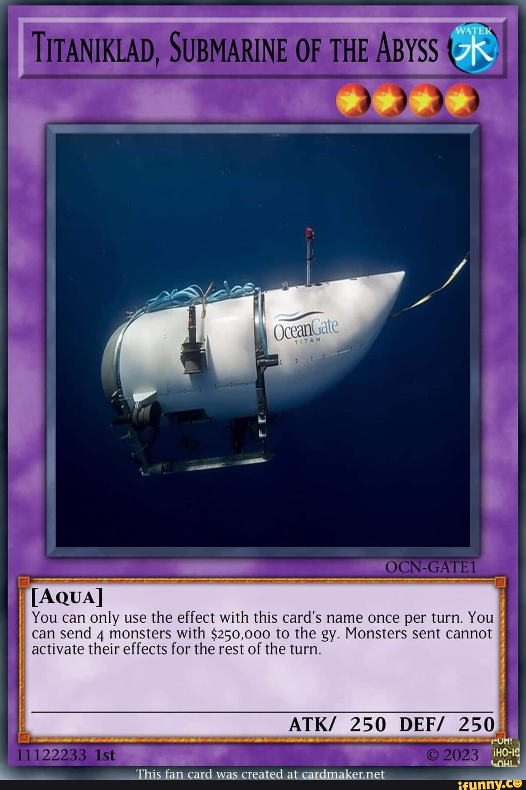 TITANIXLAD, SUBMARINE OF THE ABYSS OCN-GATEL You can only use the ...