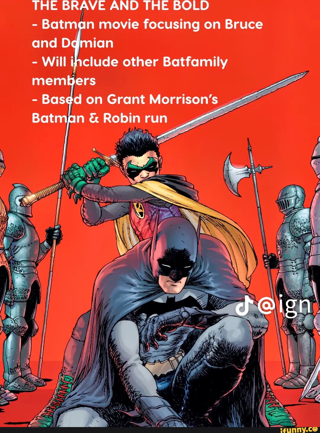 THE BRAVE AND THE BOLD - Batman movie focusing on Bruce and ian - Will ...