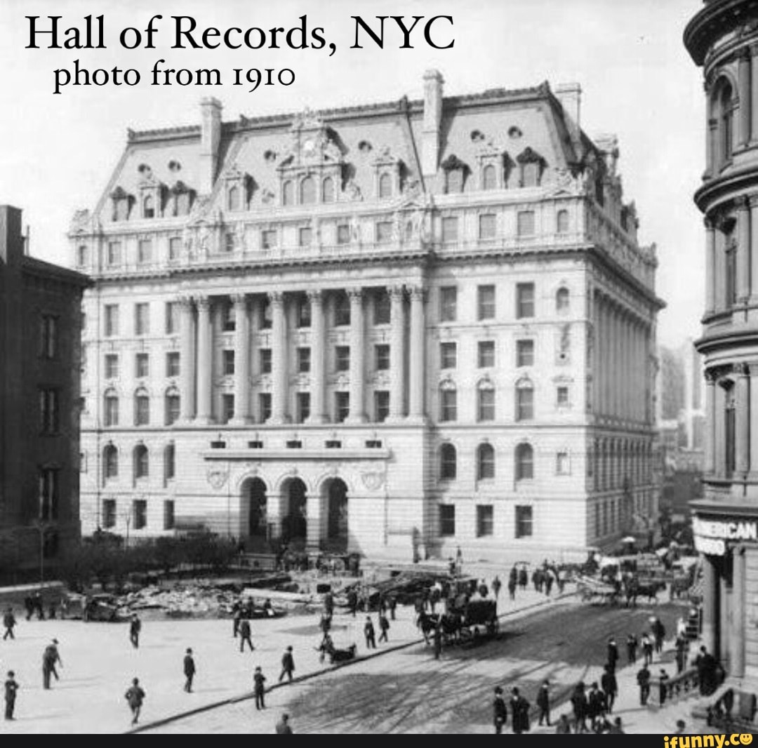Hall of Records, NYC photo from - iFunny