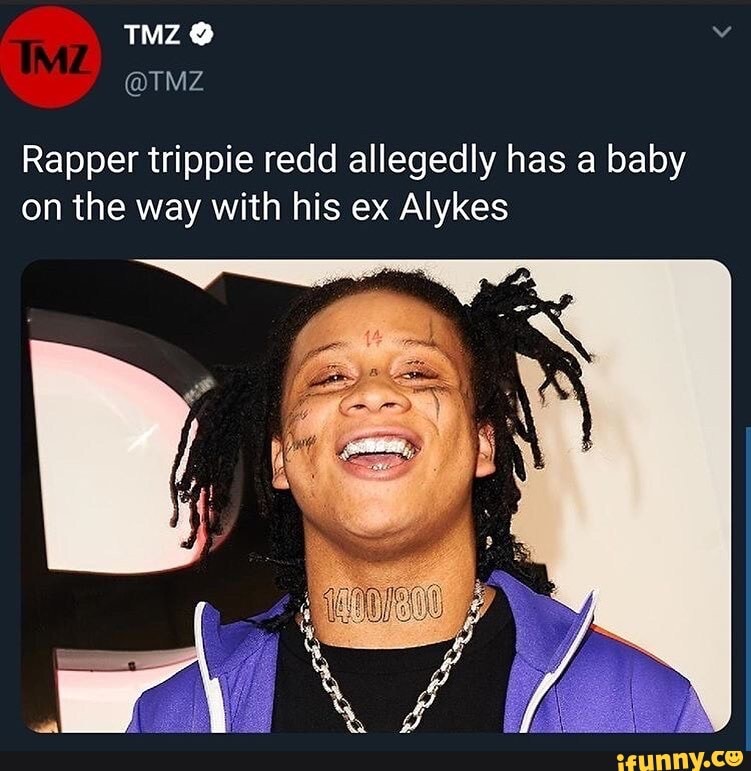 Rapper trippie redd allegedly has a baby on the way with his ex Alykes ...