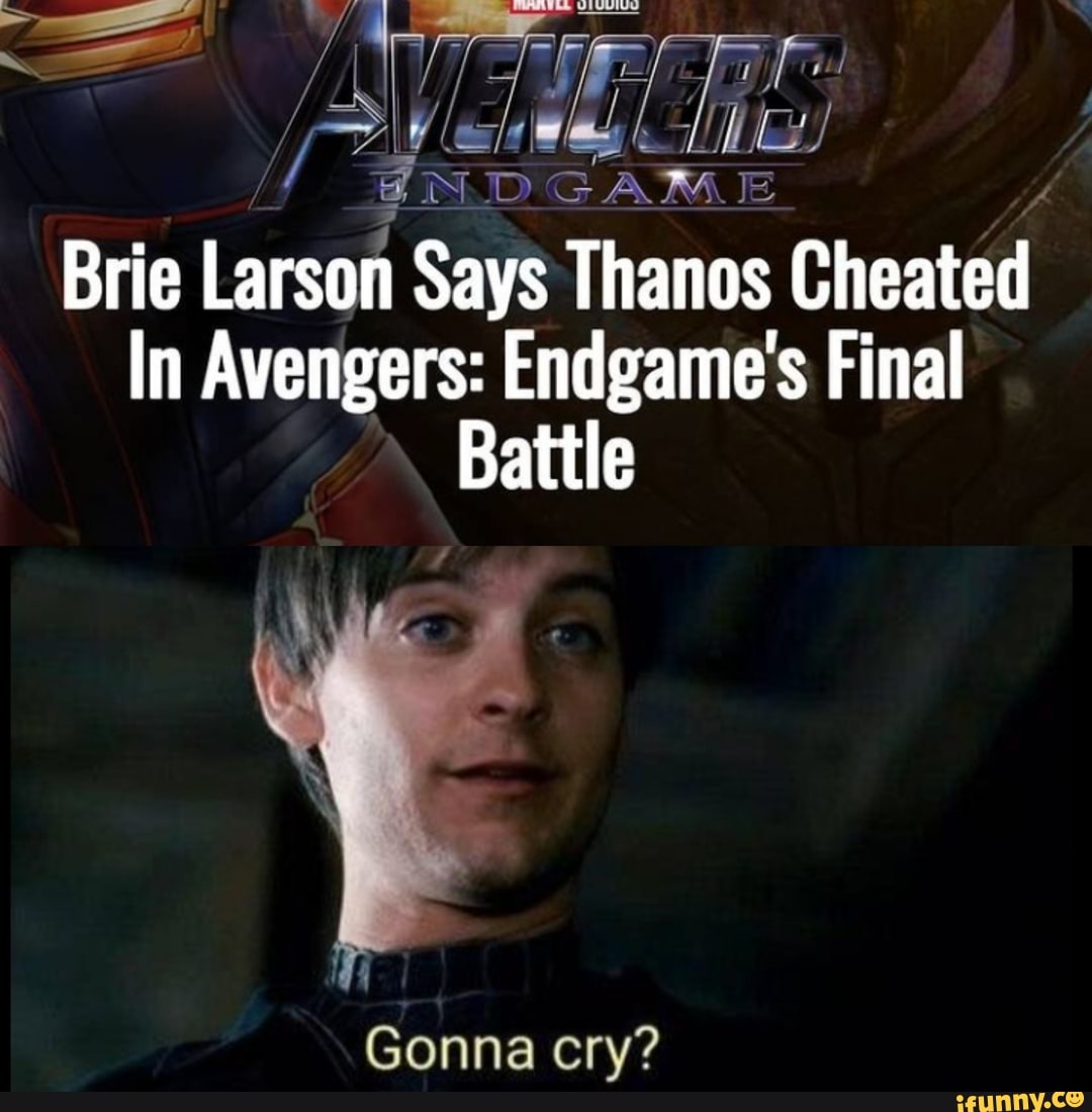 Brie Larson Says Thanos Cheated In Avengers: Endgame's Final Battle ...