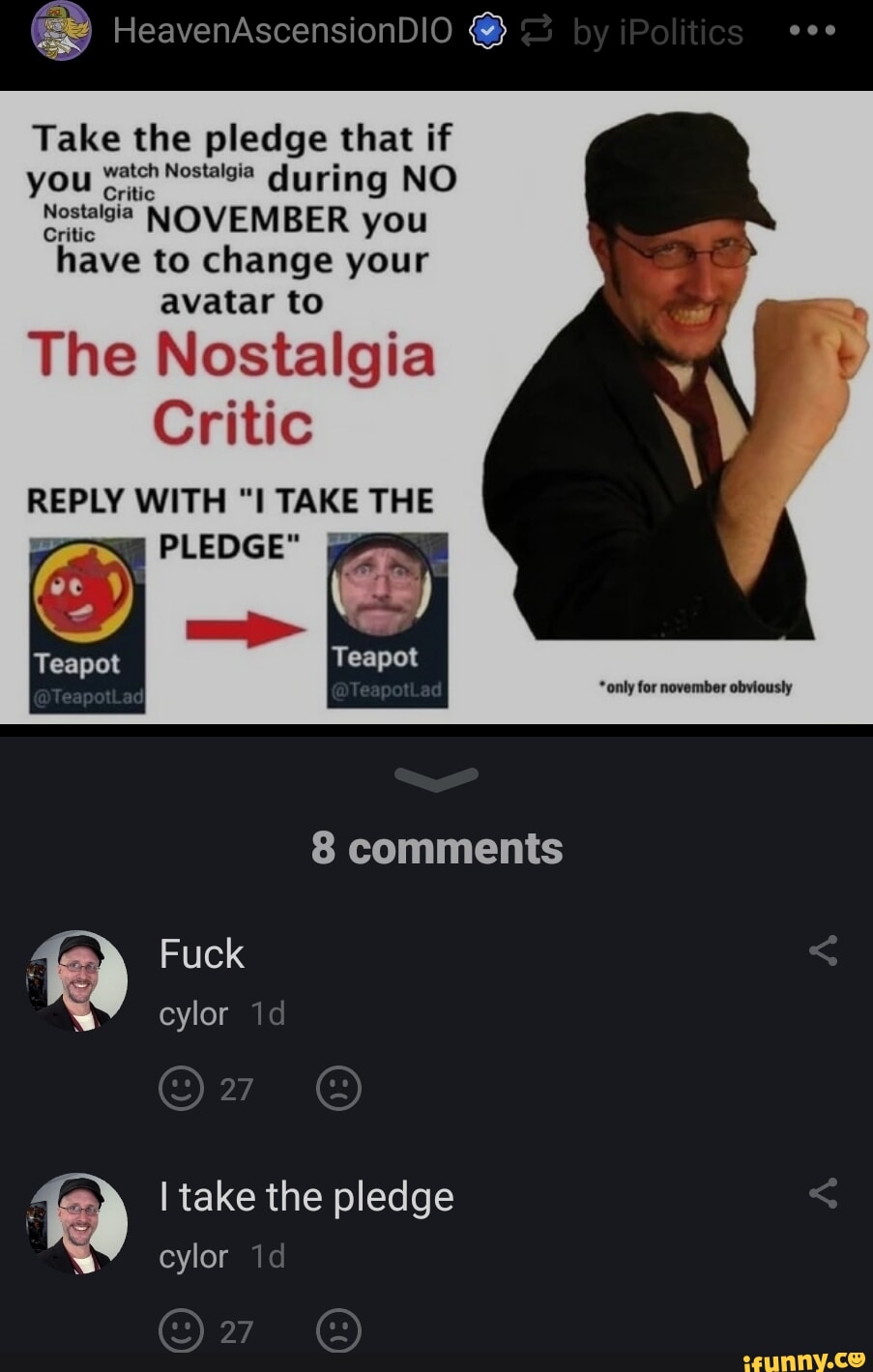 Dave I've decided to subtitle pictures of my cat so people know what he ...