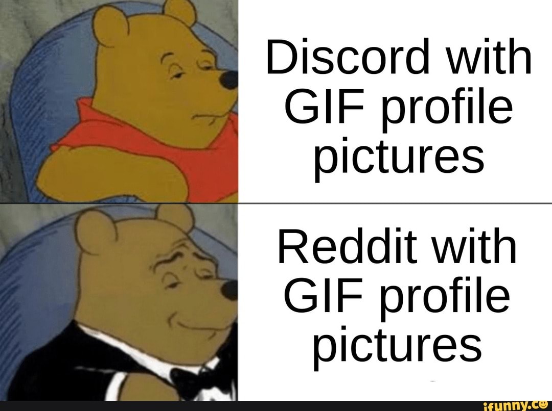 Discord with GIF profile pictures Reddit with GIF profile pictures - iFunny