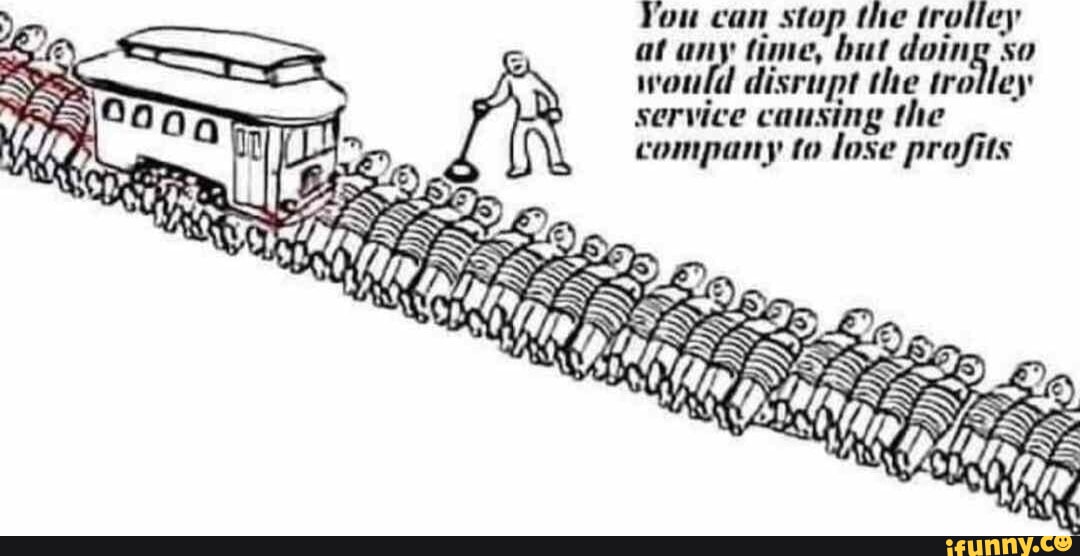 You can stop the trolley at any time, but doing so would disrupt the ...