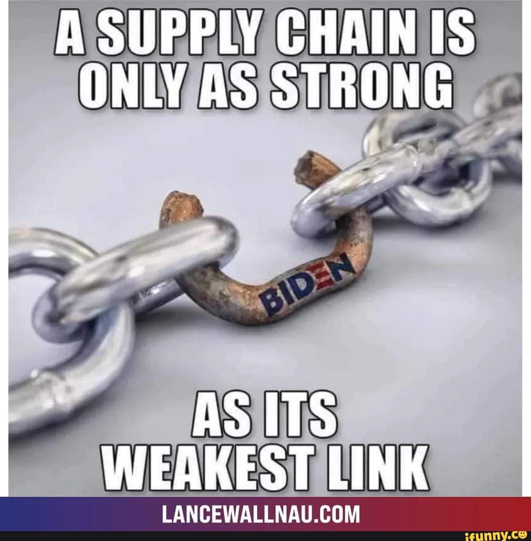 A SUPPLY CHAIN IS ONLY AS STRONG EX AS ITS WEAKEST LINK ANCEWALINAU COM ...