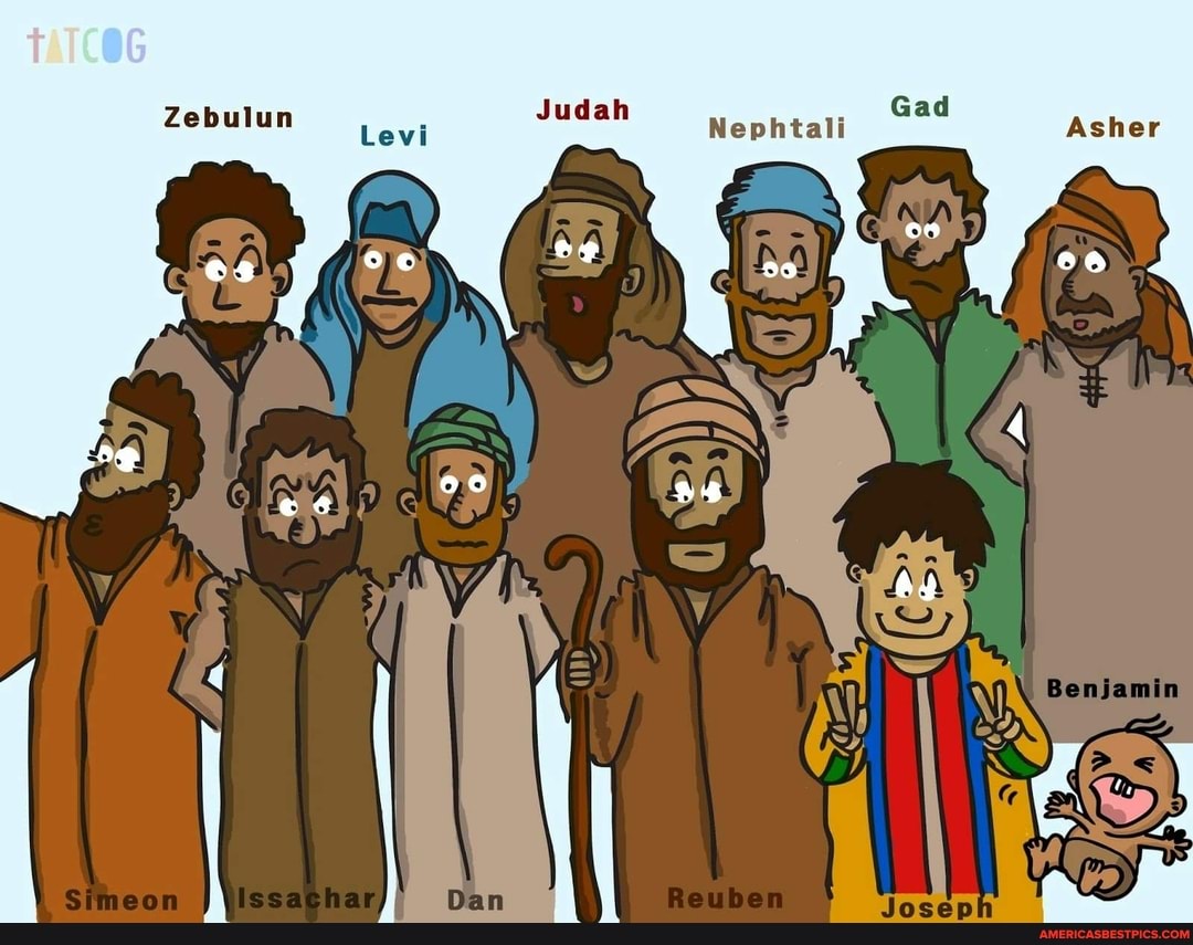 Zebulun Levi Judah Nephtali Gad Sh Levi Nephtali Asher - America’s best ...