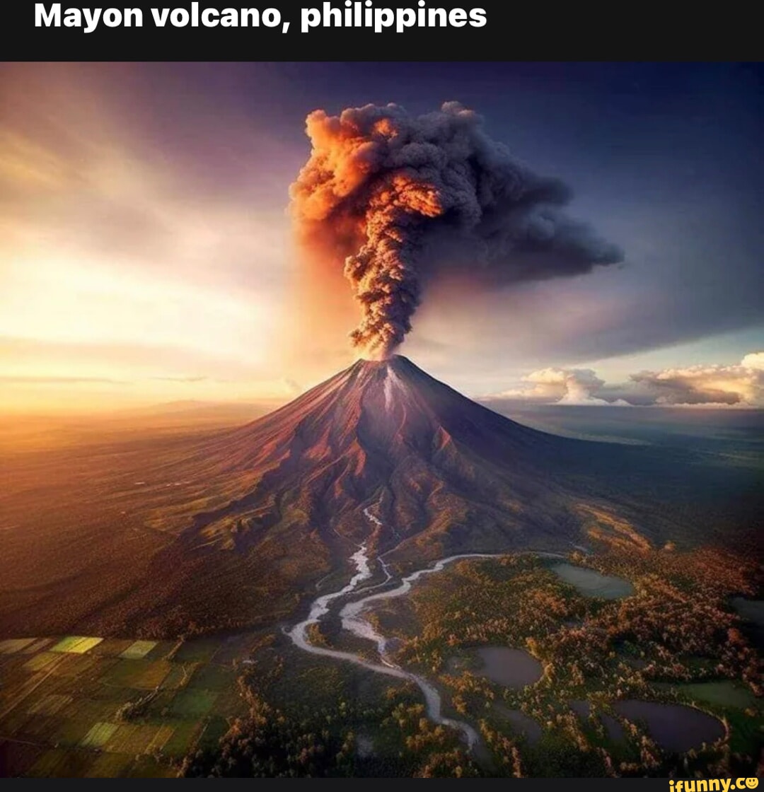 Mayon volcano, philippines - iFunny