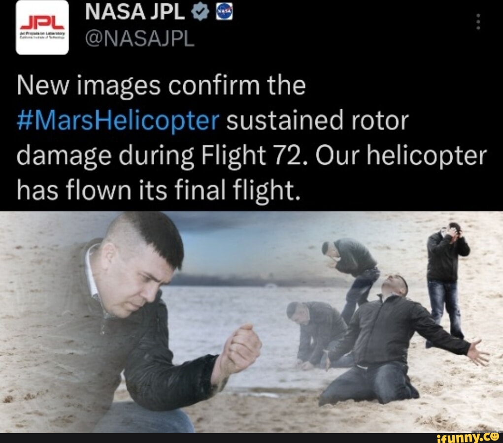 NASA JPL @NASAJPL New images confirm the #MarsHelicopter sustained ...