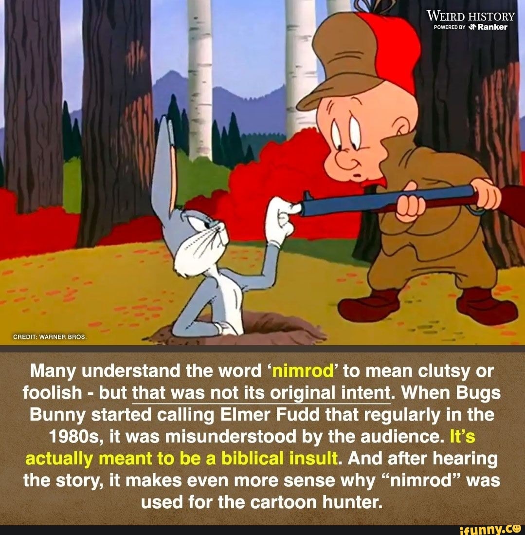 Bugs Bunny Hunter Insult at Randall Maupin blog