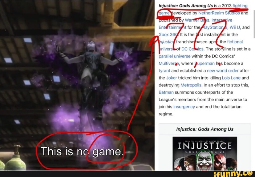 Injustice memes. Best Collection of funny Injustice pictures on iFunny