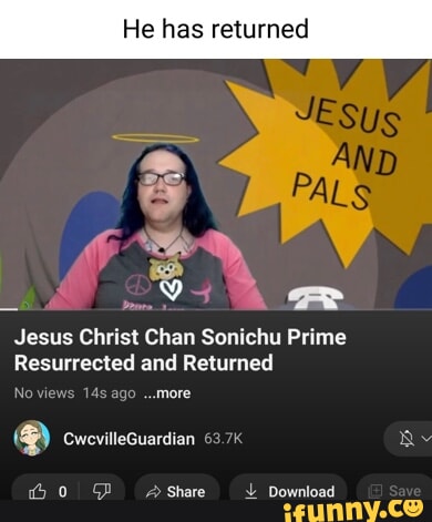Le has ret JESus Jesus Christ Chan Sonichu Prime Resurrected and ...