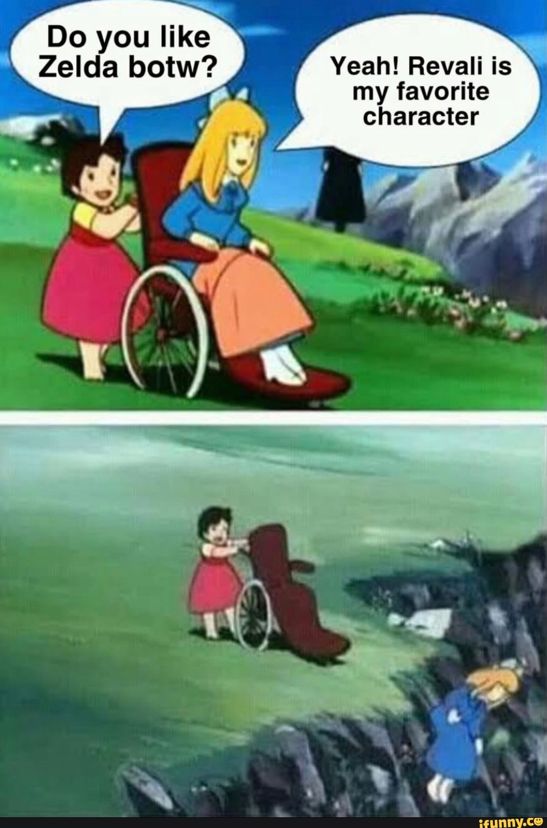 Do you like Zelda botw? Yeah! Revali is my favorite character - iFunny