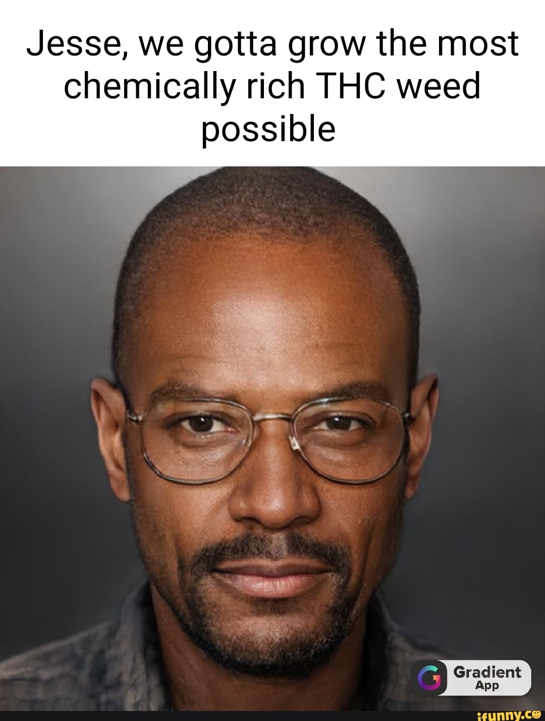 Jesse, we gotta grow the most chemically rich THC weed possible ...