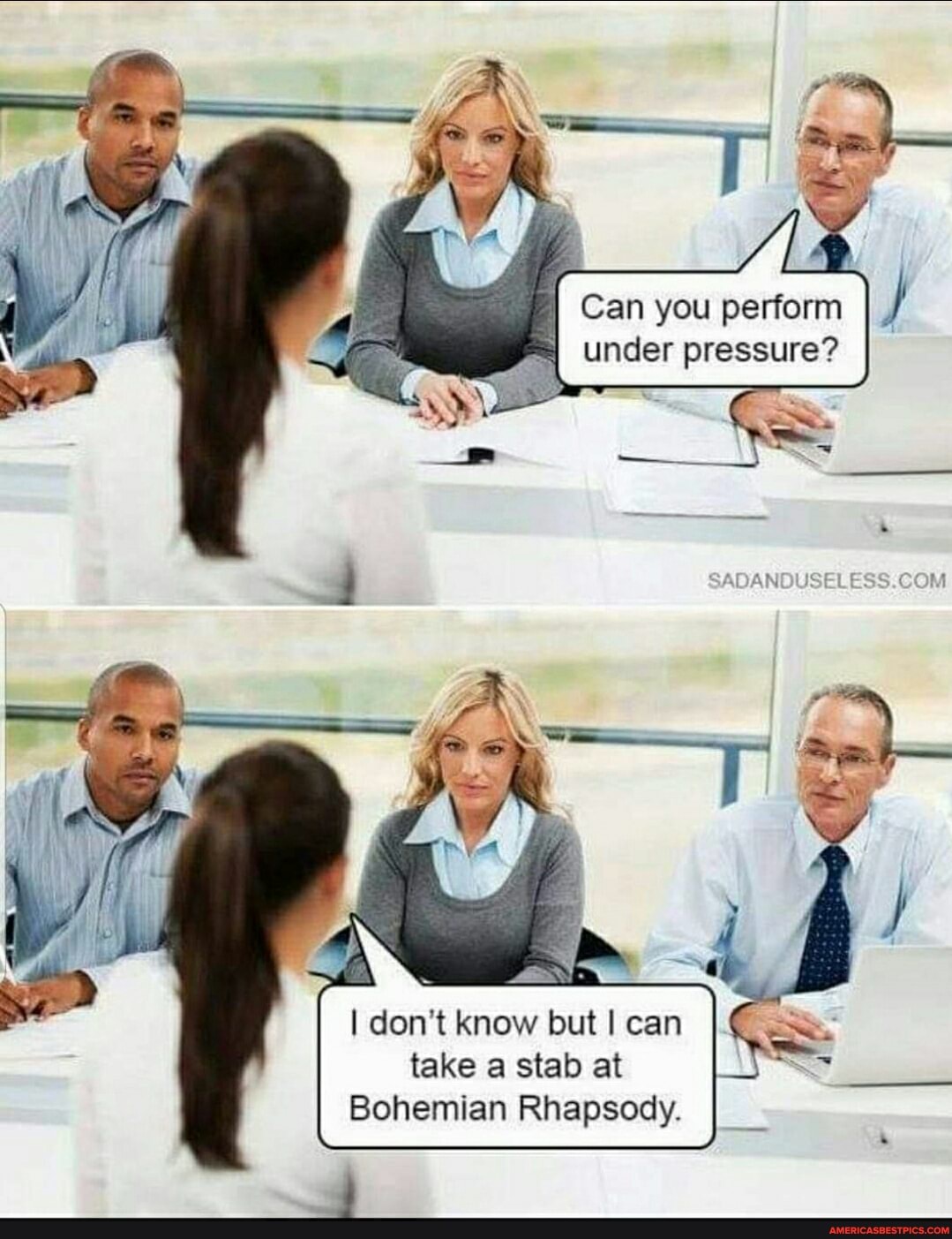 Can you perform under pressure? I don't know but I can take a stab at ...