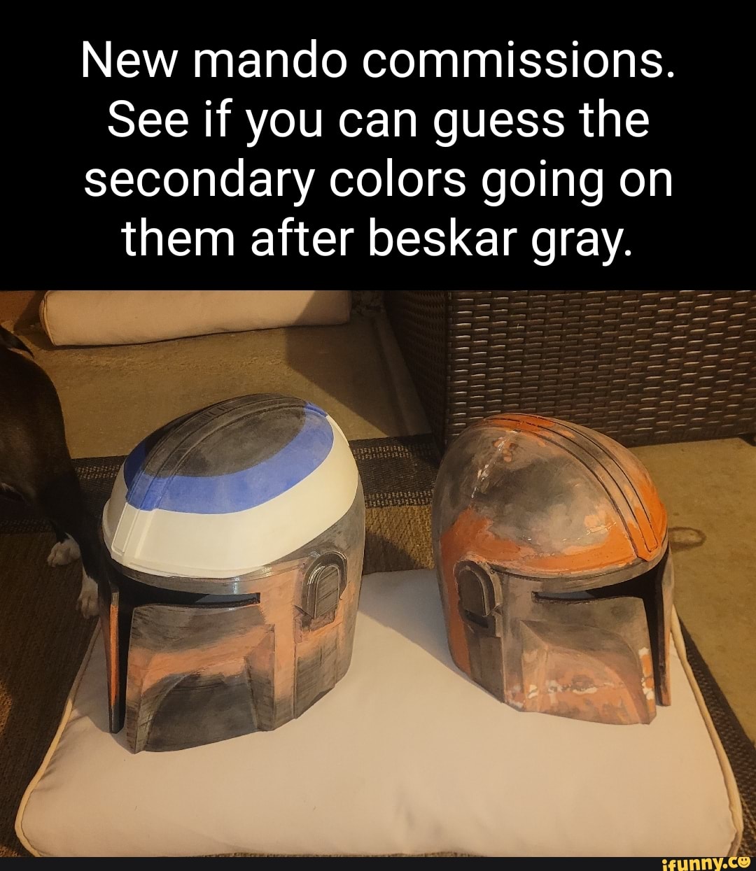 New mando commissions. See if you can guess the secondary colors going ...