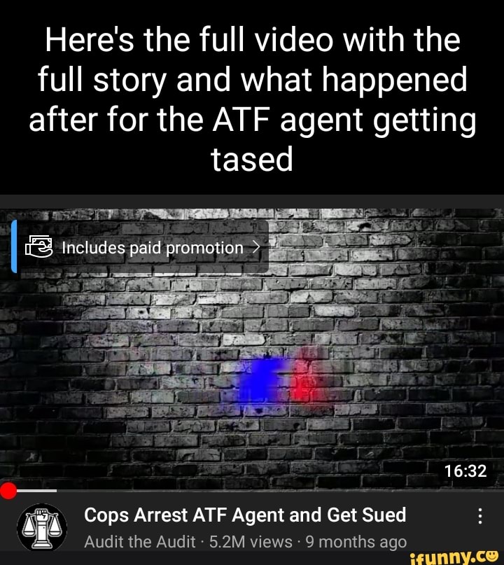 Here's the full video with the full story and what happened after for ...