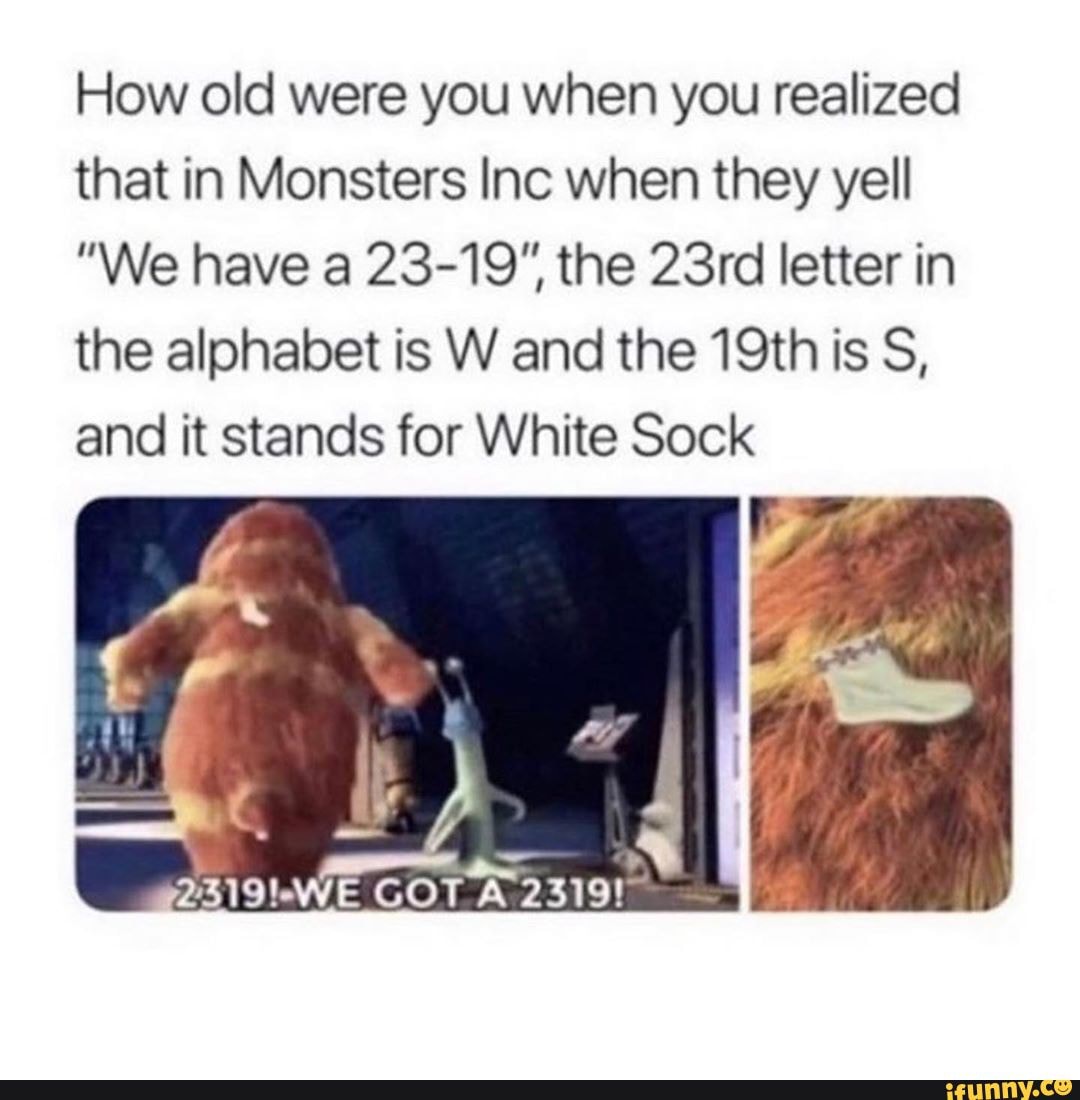 What Is A 23 19 In Monsters Inc