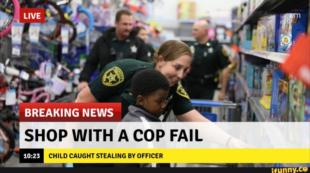 LIVE BREAKING NEWS SHOP WITH A COP FAIL CHILD CAUGHT STEALING BY ...
