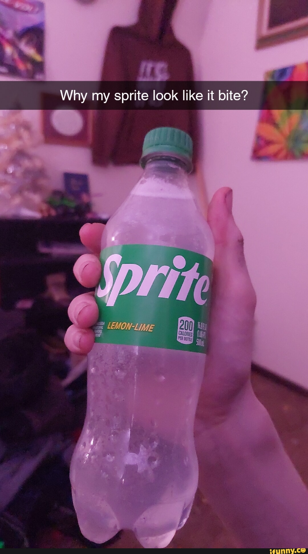 Why my sprite look like it bite? LEMON- - iFunny