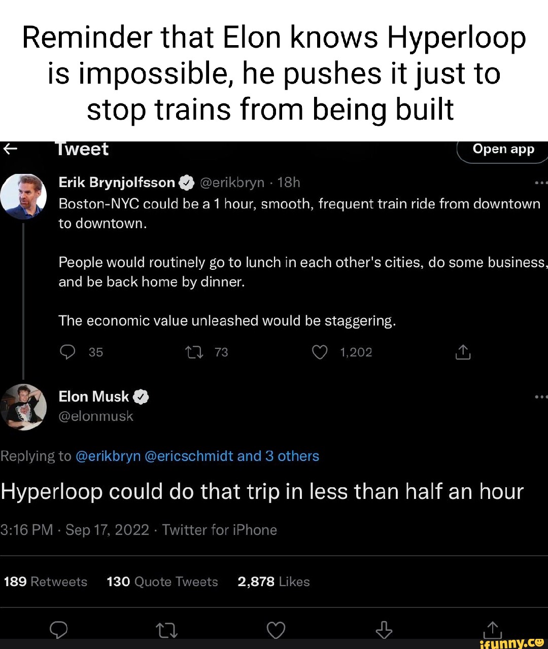 Hyperloop memes. Best Collection of funny Hyperloop pictures on iFunny