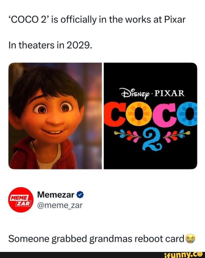 'COCO 2' is officially in the works at Pixar In theaters in 2029 ...